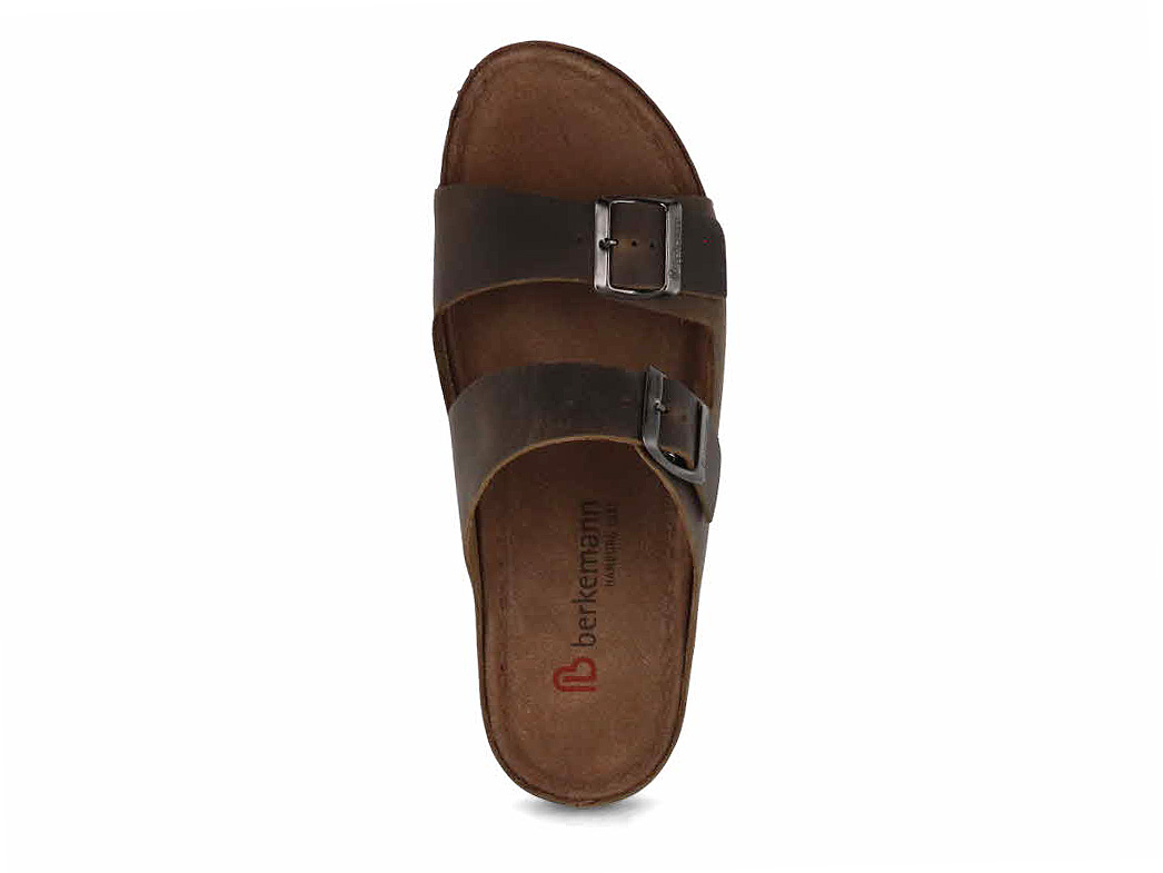 Berkemann BERKINA Men Leather Sandals | Adam, Olive