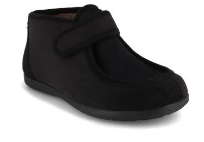 Varomed vital Men's Velcro Slippers | Maxi, Black
