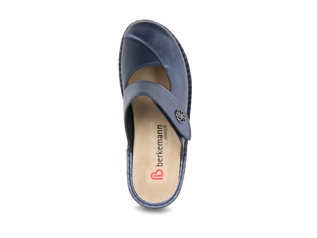 BERKEMANN Berkoflex | Clog Stretch Heliane, Blue