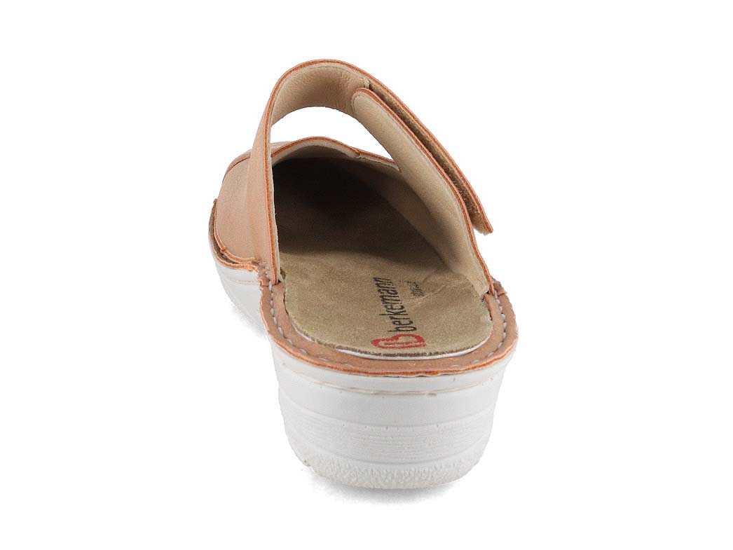 Berkemann Adjustable leather Clogs | Heliane, beige