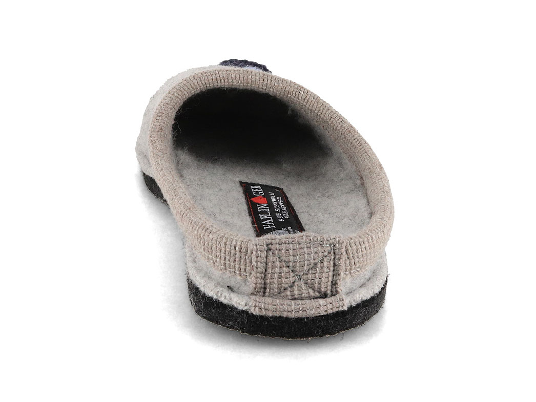 HAFLINGER wool slippers | Flair Olaf, stone cream
