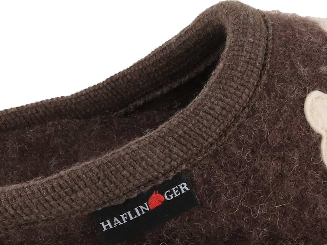 HAFLINGER Unisex Wool Slippers | Flair Coffee Time