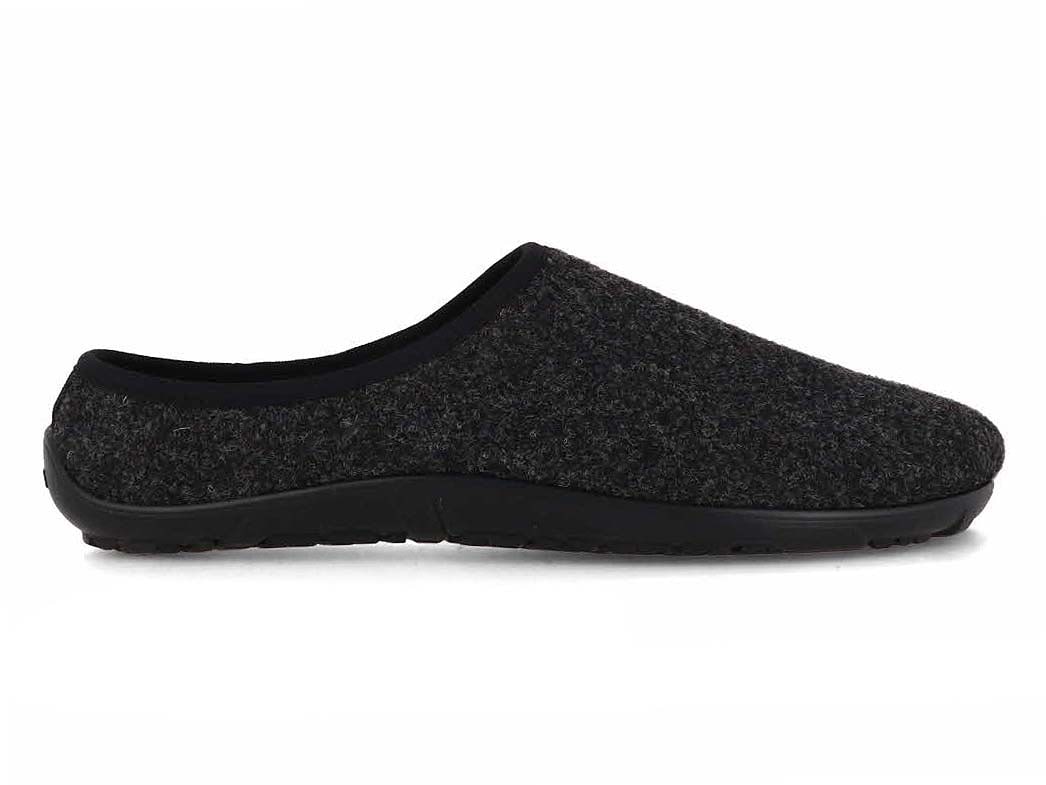 Tuffeln® Barefoot Wool Slippers | Zero-Drop, dark grey
