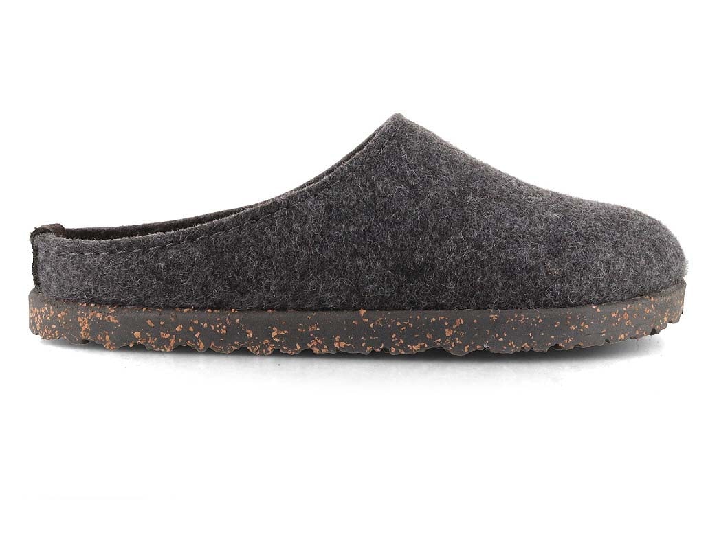 HAFLINGER Felt Slippers | Manhattan, Anthracite
