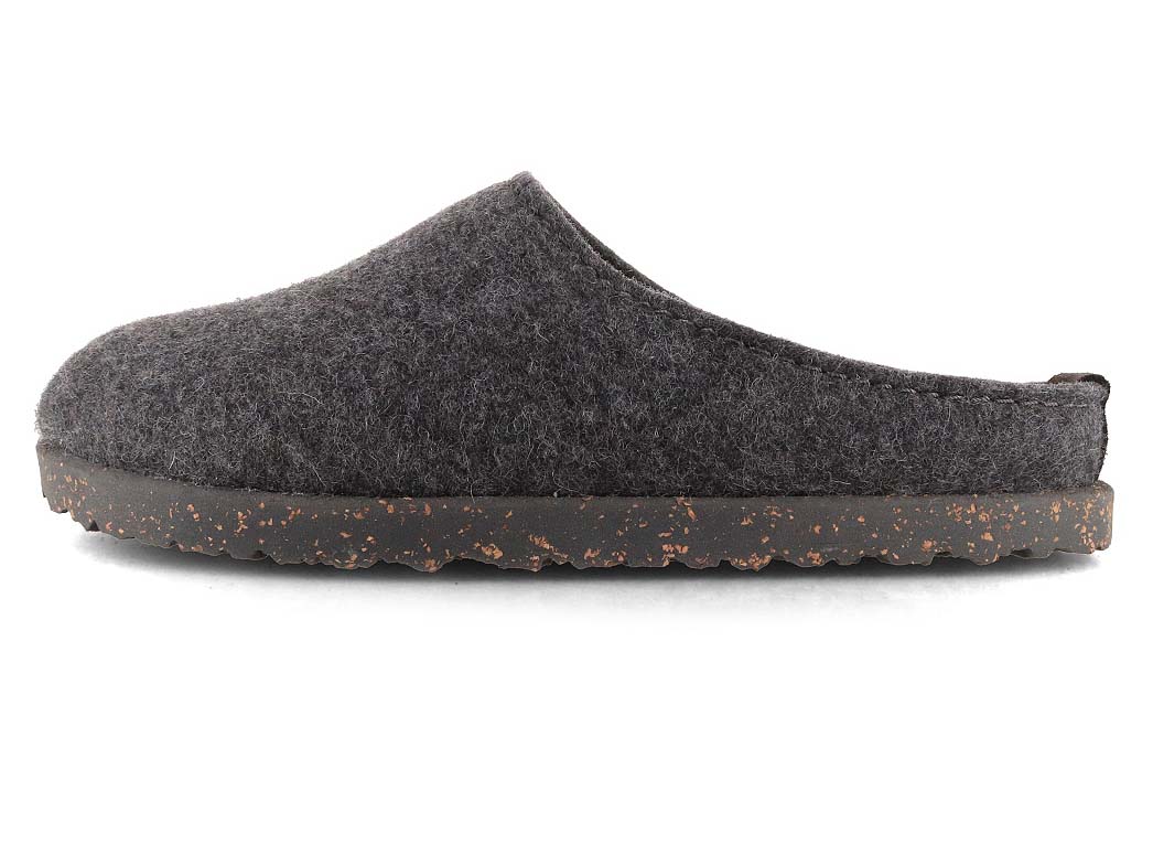 HAFLINGER Felt Slippers | Manhattan, Anthracite