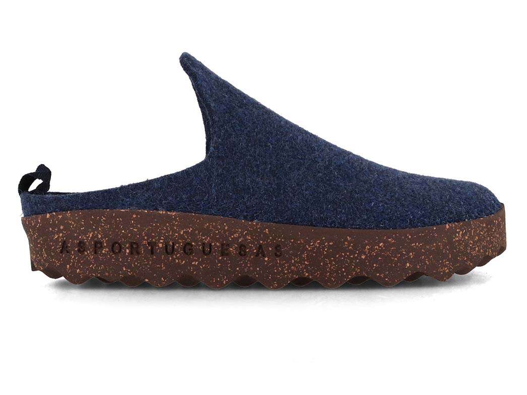 Living Kitzbühel Men Felt Clogs | Come, Blue