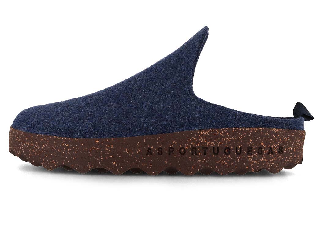 Living Kitzbühel Men Felt Clogs | Come, Blue