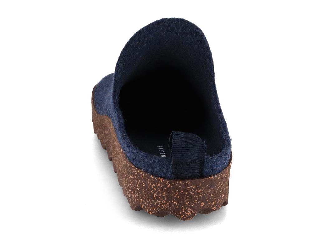Living Kitzbühel Men Felt Clogs | Come, Blue