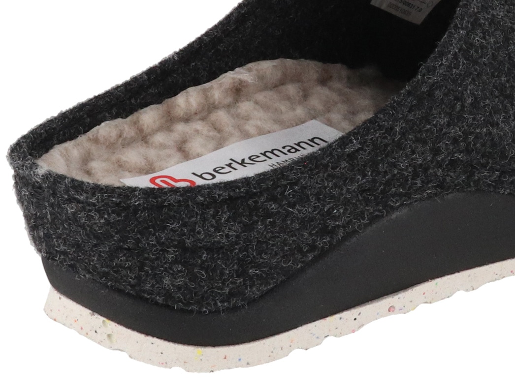 Berkemann BERKINA Women Clog | Blanche, Dark Grey