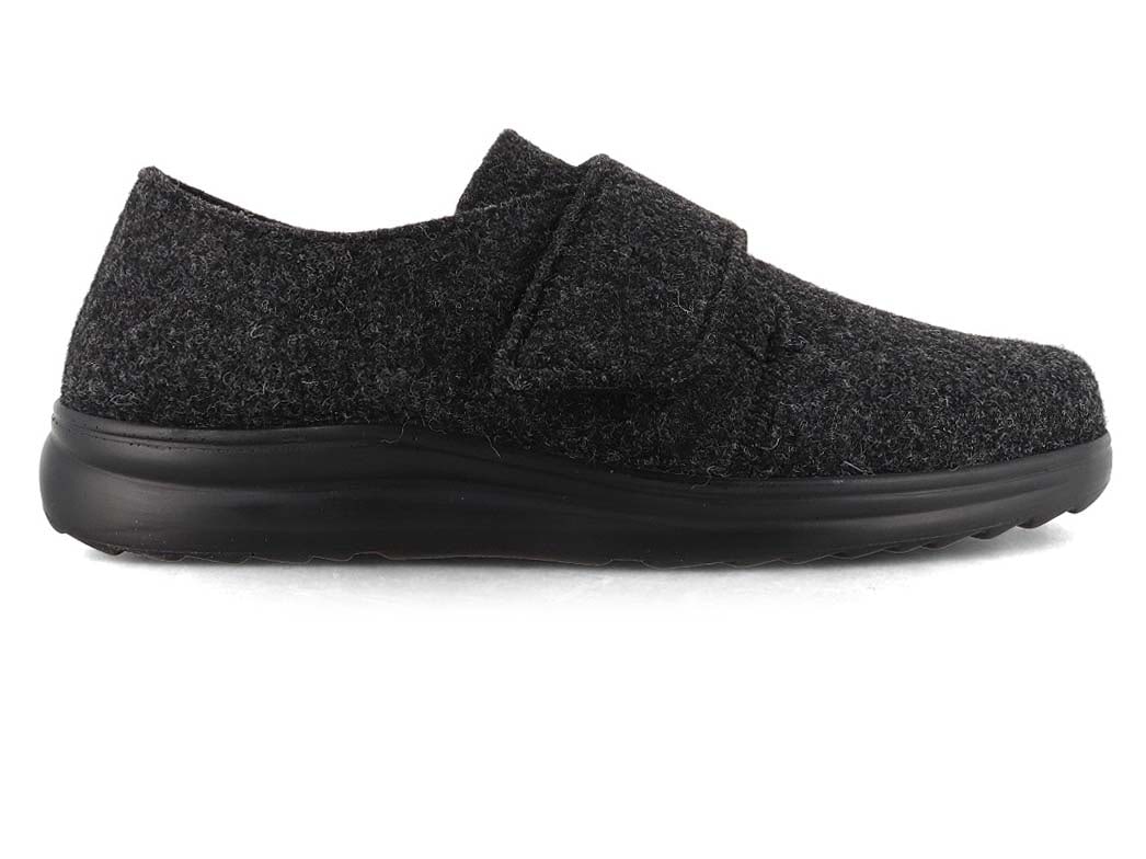 Berkemann BERKOFLEX | Men Slippers Ilja, Dark Gray