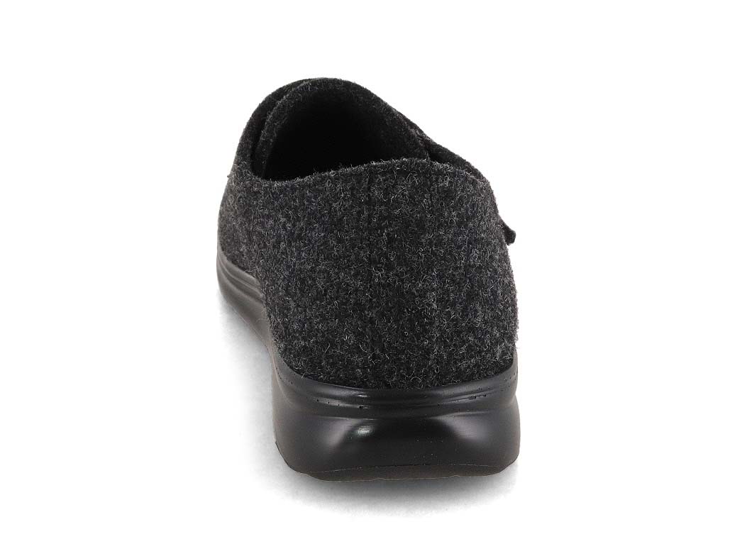 Berkemann BERKOFLEX | Men Slippers Ilja, Dark Gray