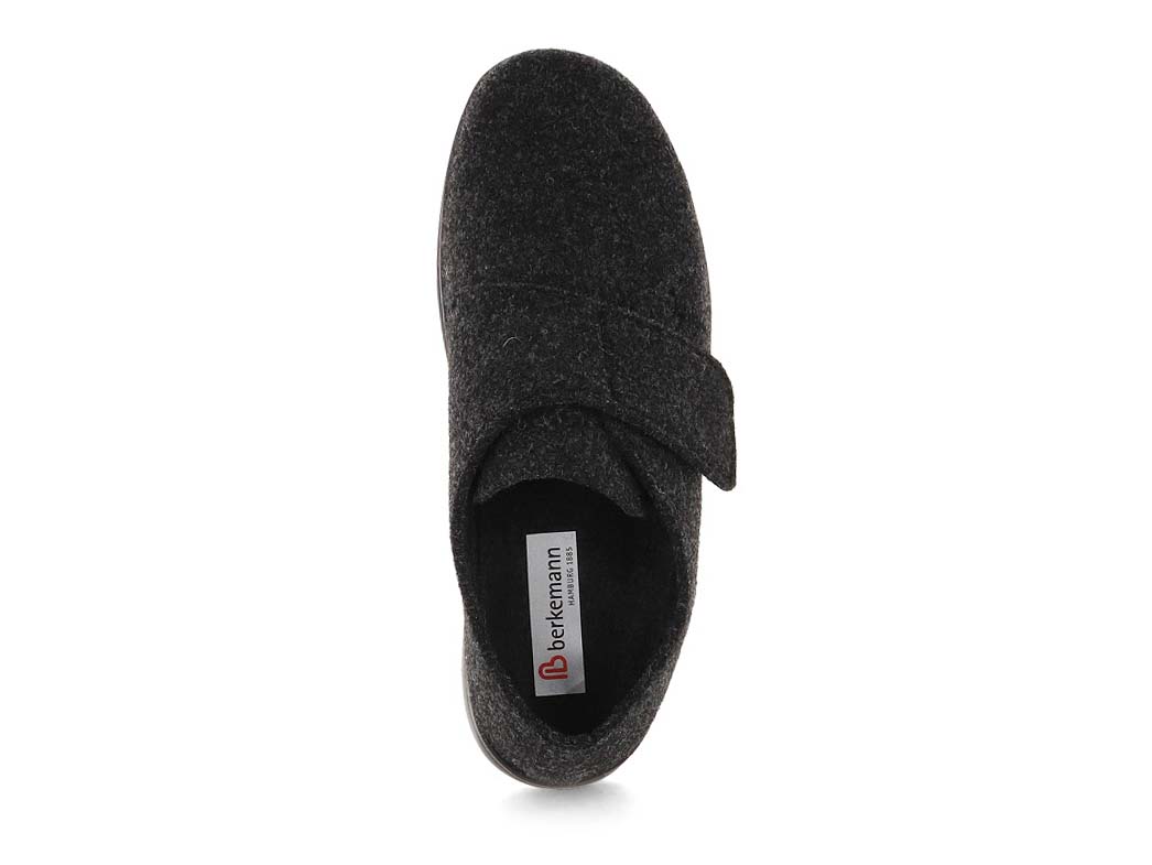 Berkemann BERKOFLEX | Men Slippers Ilja, Dark Gray