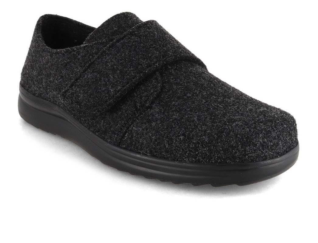 Berkemann BERKOFLEX | Men Slippers Ilja, Dark Gray