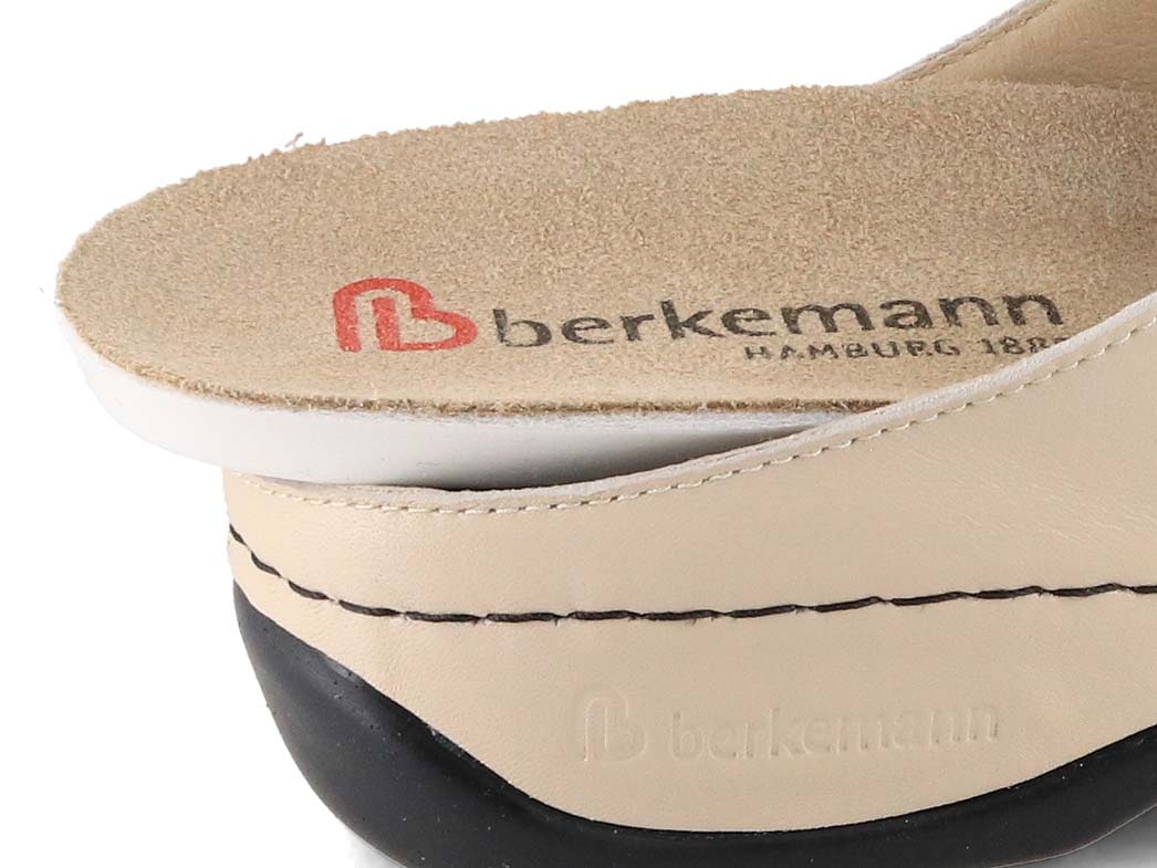 Berkemann Velcro Slippers | Daria, Cream