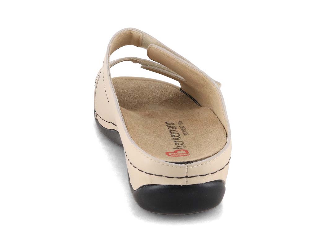 Berkemann Velcro Slippers | Daria, Cream