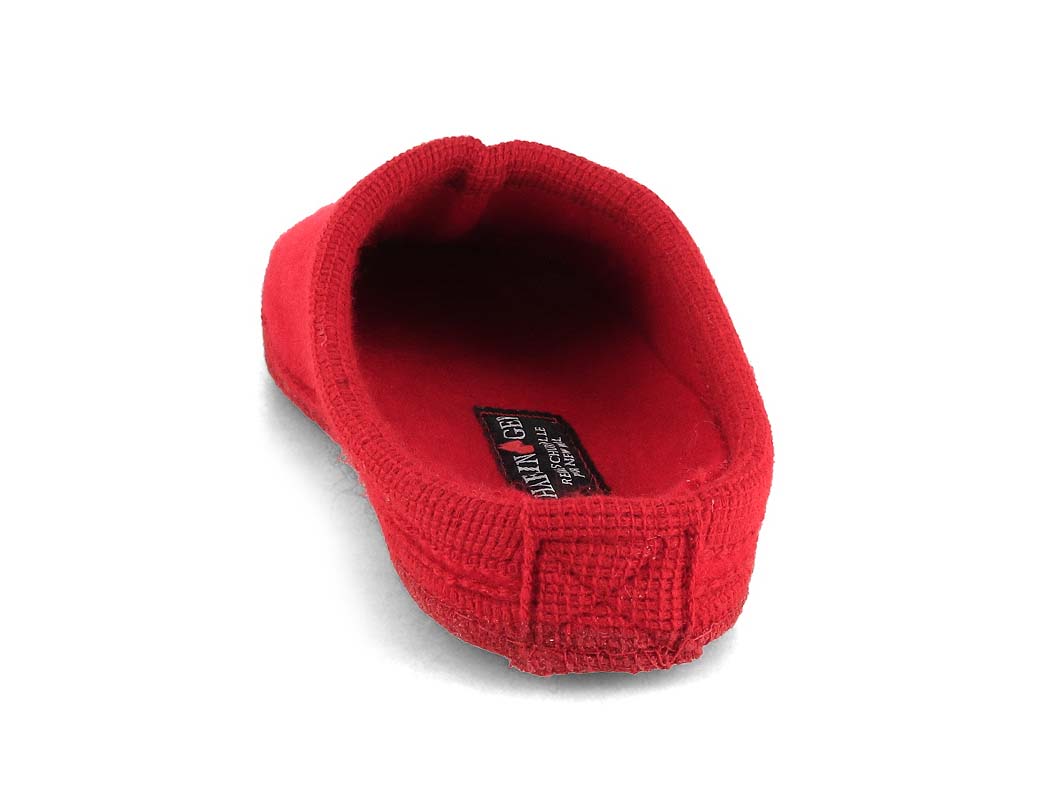 HAFLINGER | Unisex Wool Slipper Alaska, Brick Red