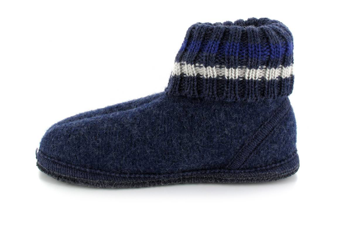 HAFLINGER Unisex Slipper Boots Paul, denim | Express Sh