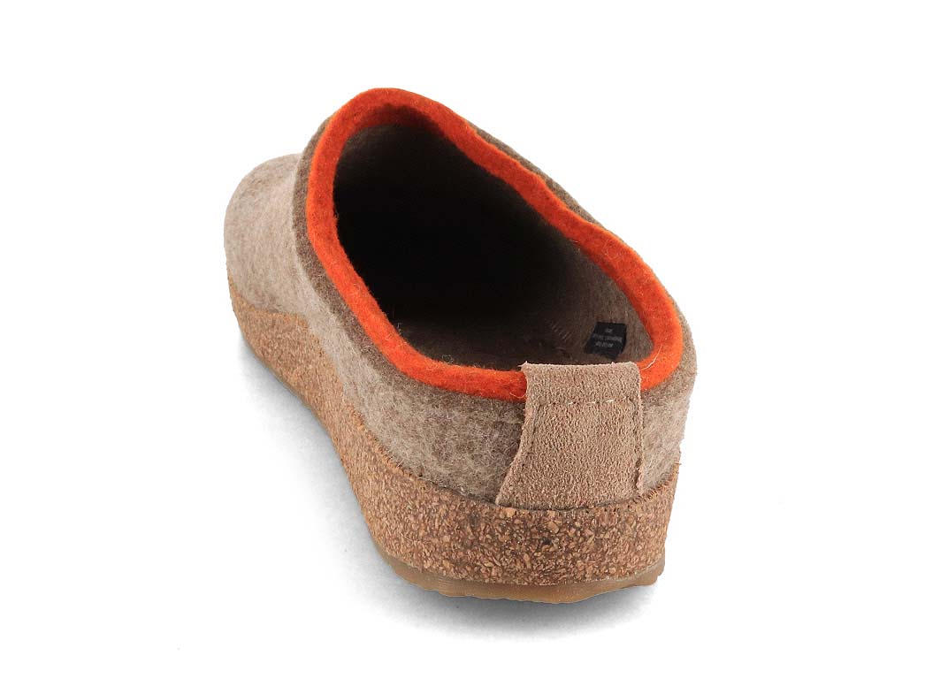HAFLINGER | Wool Felt Clog Grizzly Kris, Turf | Express