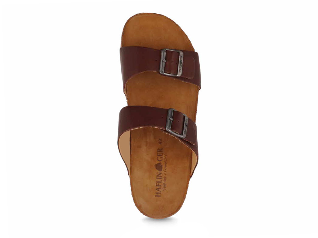 HAFLINGER Men Bio Sandals | Andrea, Brown Country | Fre
