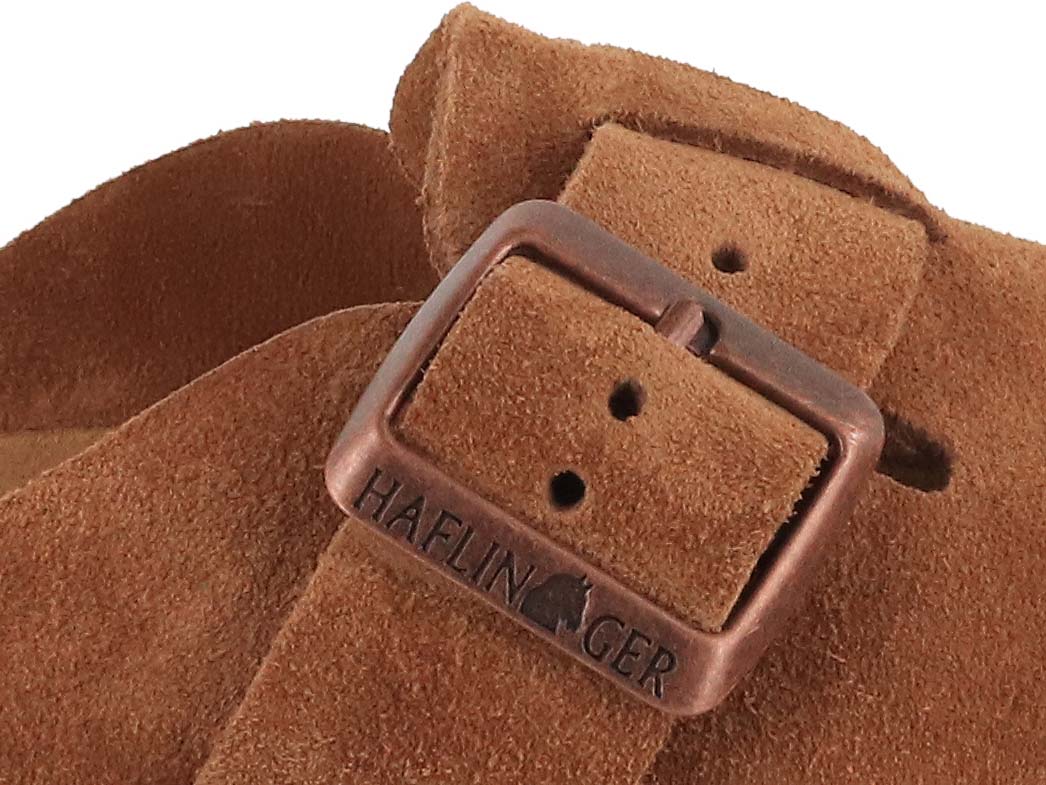 HAFLINGER Leather Clogs | Porto, Cognac | Buy Now
