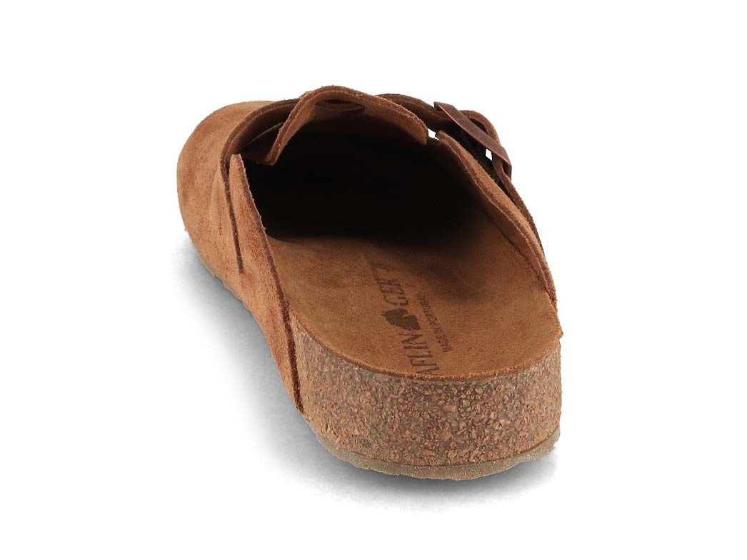 HAFLINGER Leather Clogs | Porto, Cognac | Buy Now