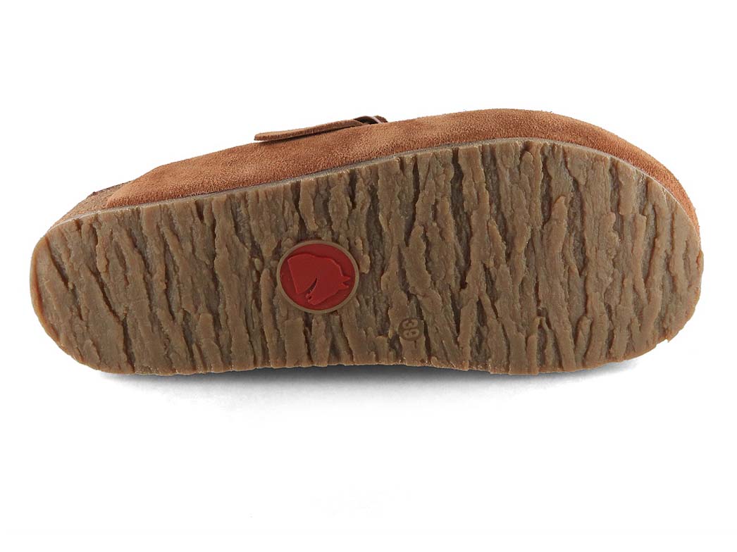 HAFLINGER Leather Clogs | Porto, Cognac | Buy Now