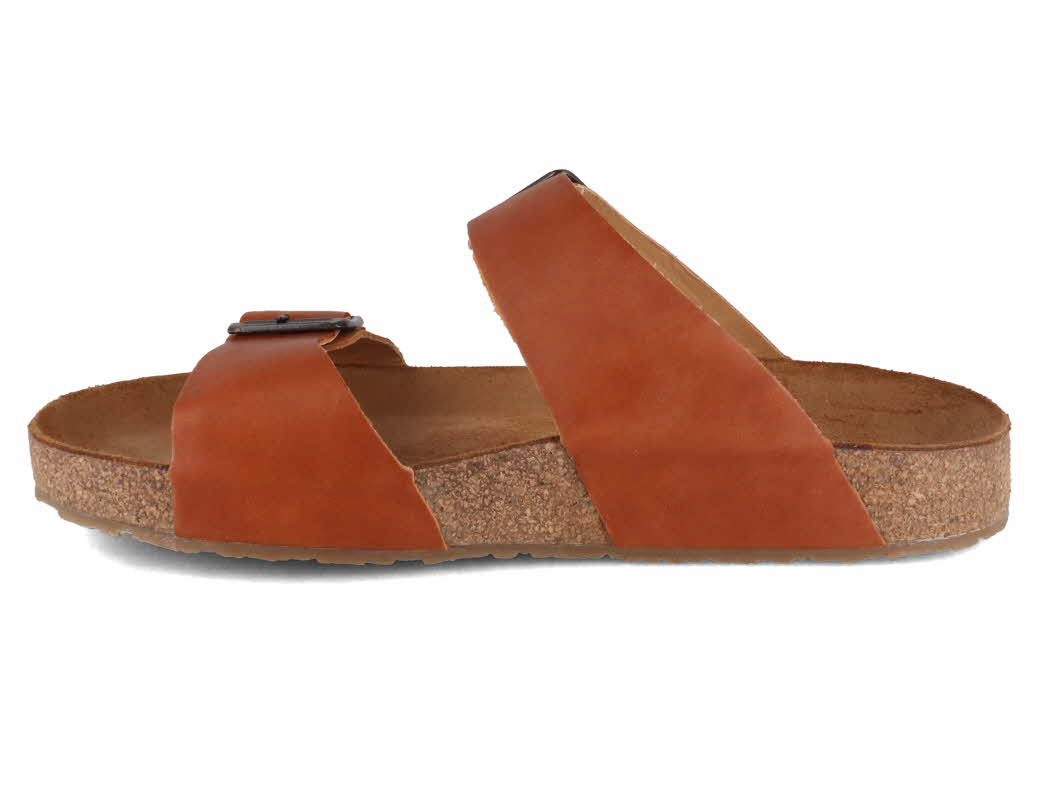 HAFLINGER | Leather Sandal Bio Andrea, Caramel | Expres