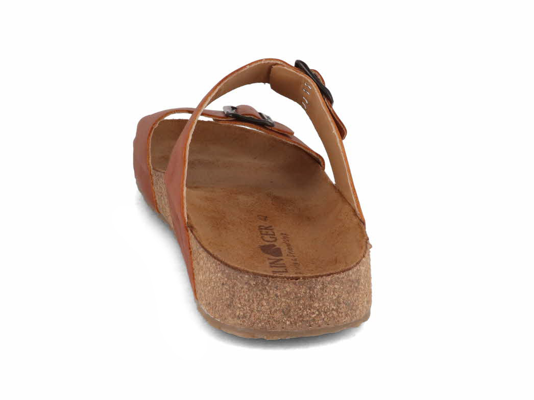 HAFLINGER | Leather Sandal Bio Andrea, Caramel | Expres