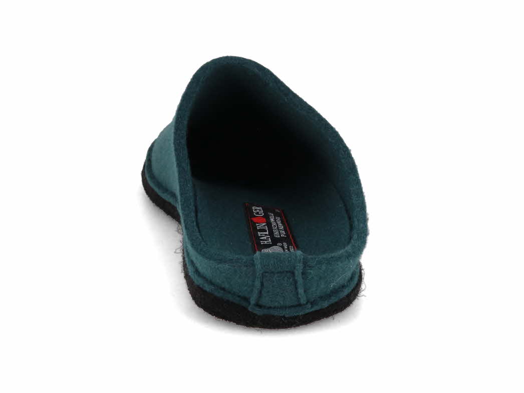HAFLINGER Unisex Slipper | Flair Soft, Pine Green