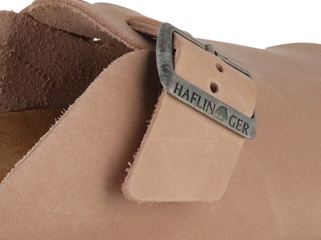 HAFLINGER Leather Clogs | Porto, Taupe