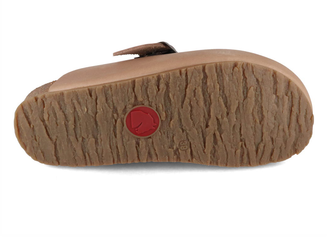 HAFLINGER Leather Clogs | Porto, Taupe