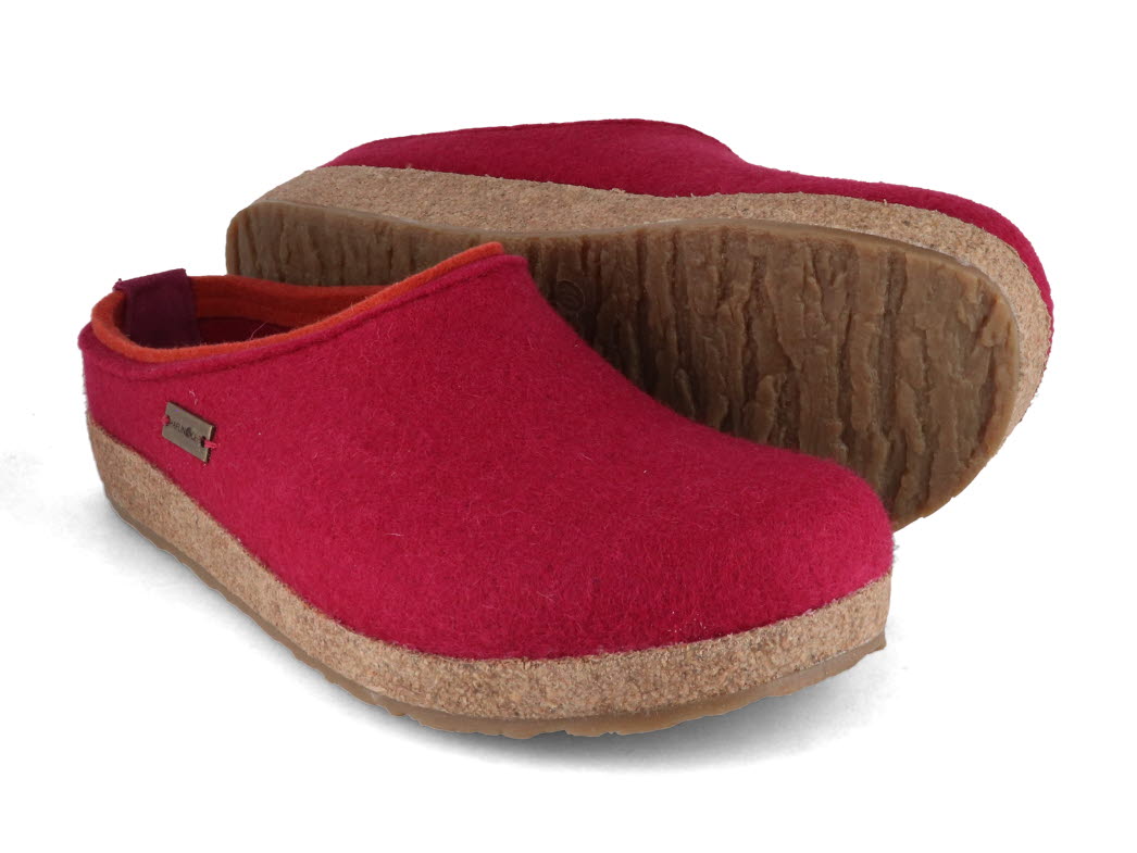 HAFLINGER Women Felt Clogs | Grizzly Kris, Port