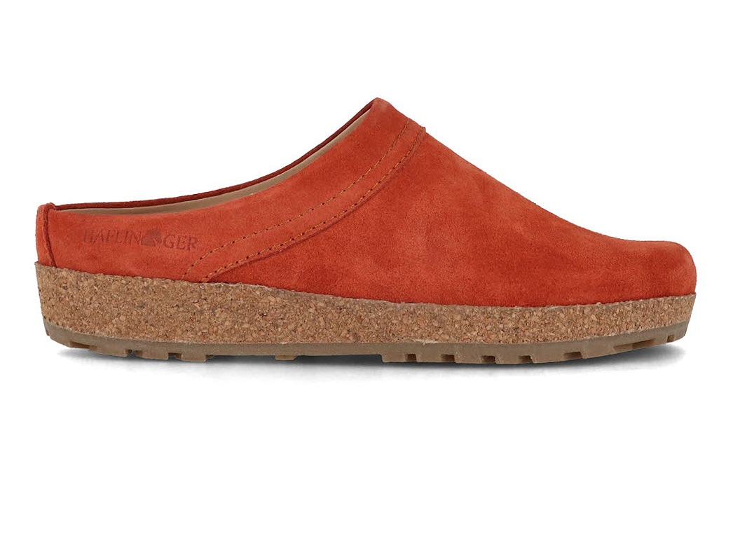 HAFLINGER Nubuck Clogs | Malmö, Rust