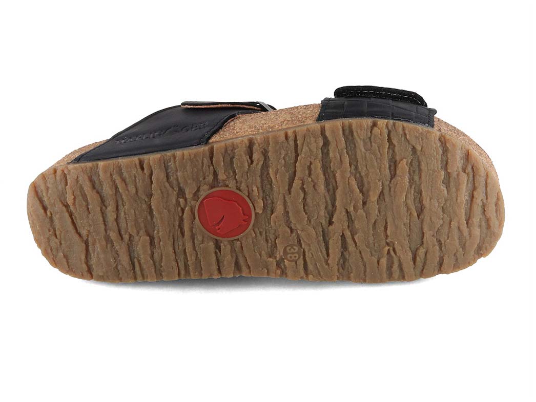 HAFLINGER Women Leather Sandals |Bio Aria, black