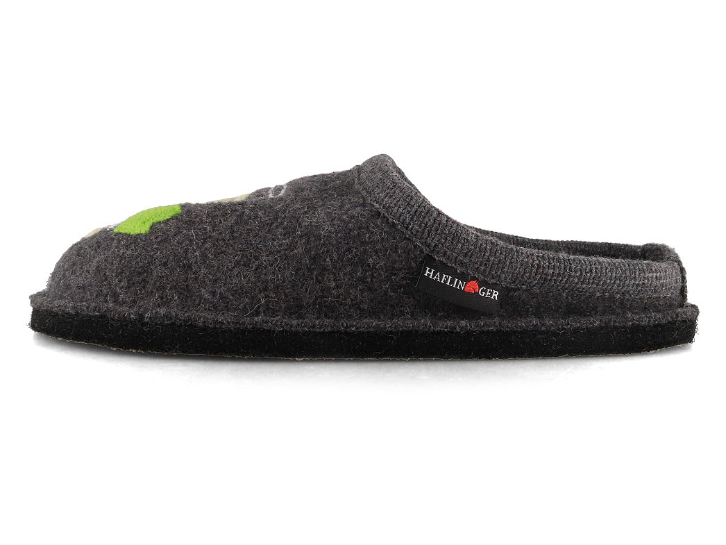 HAFLINGER wool slippers | Flair Wine Time anthracite