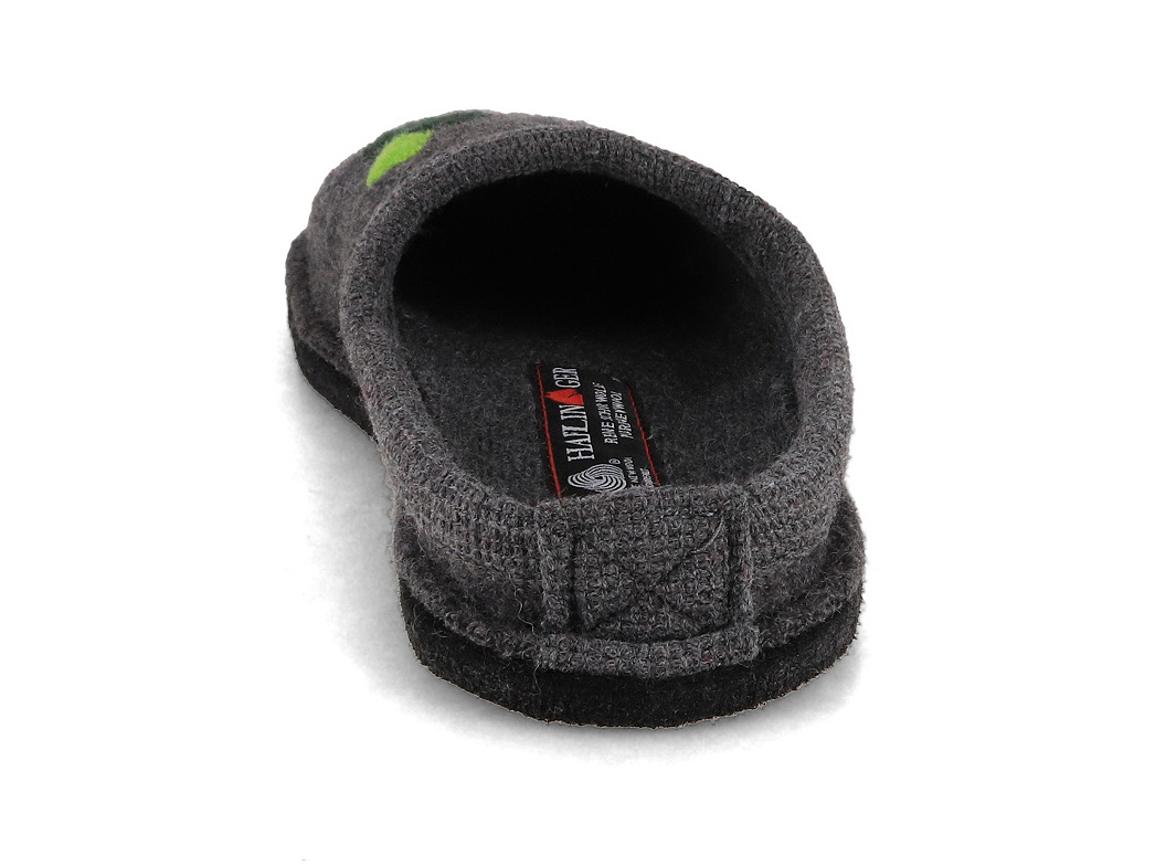 HAFLINGER wool slippers | Flair Wine Time anthracite