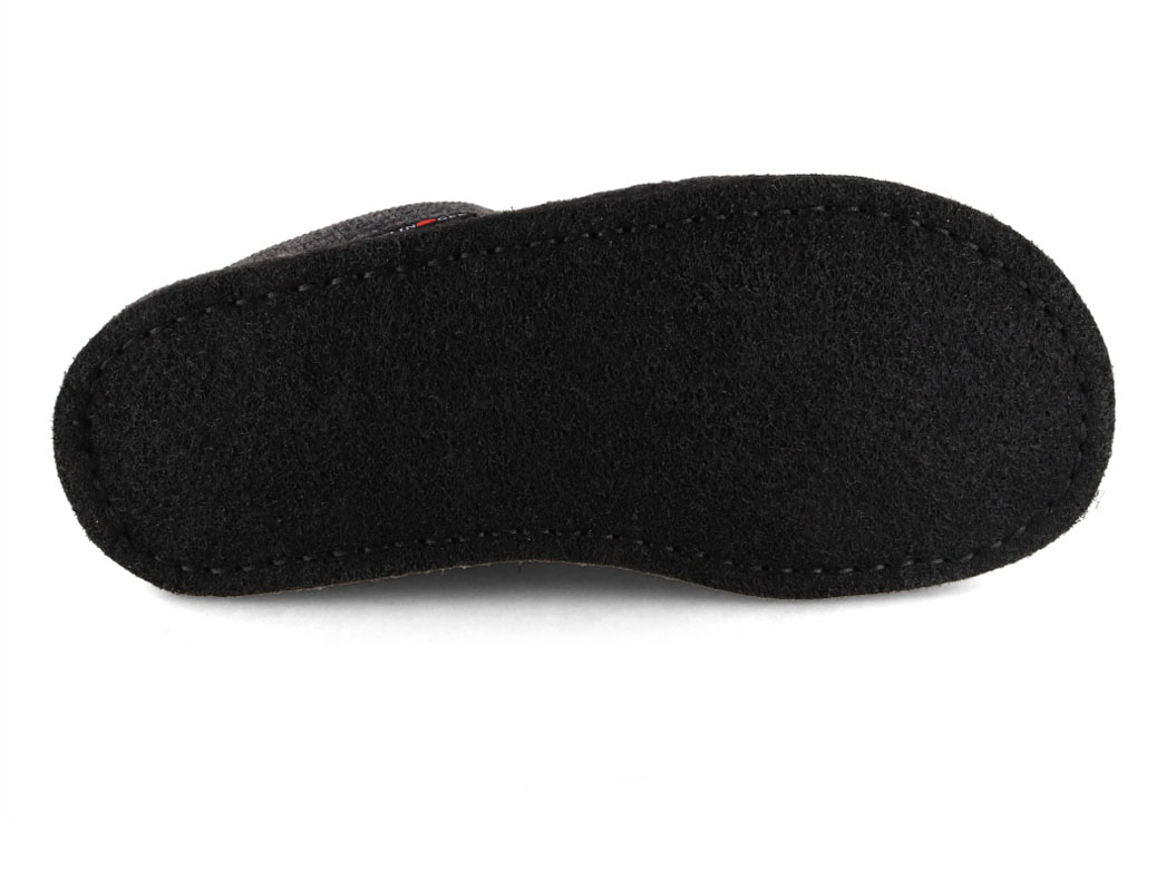 HAFLINGER wool slippers | Flair Wine Time anthracite