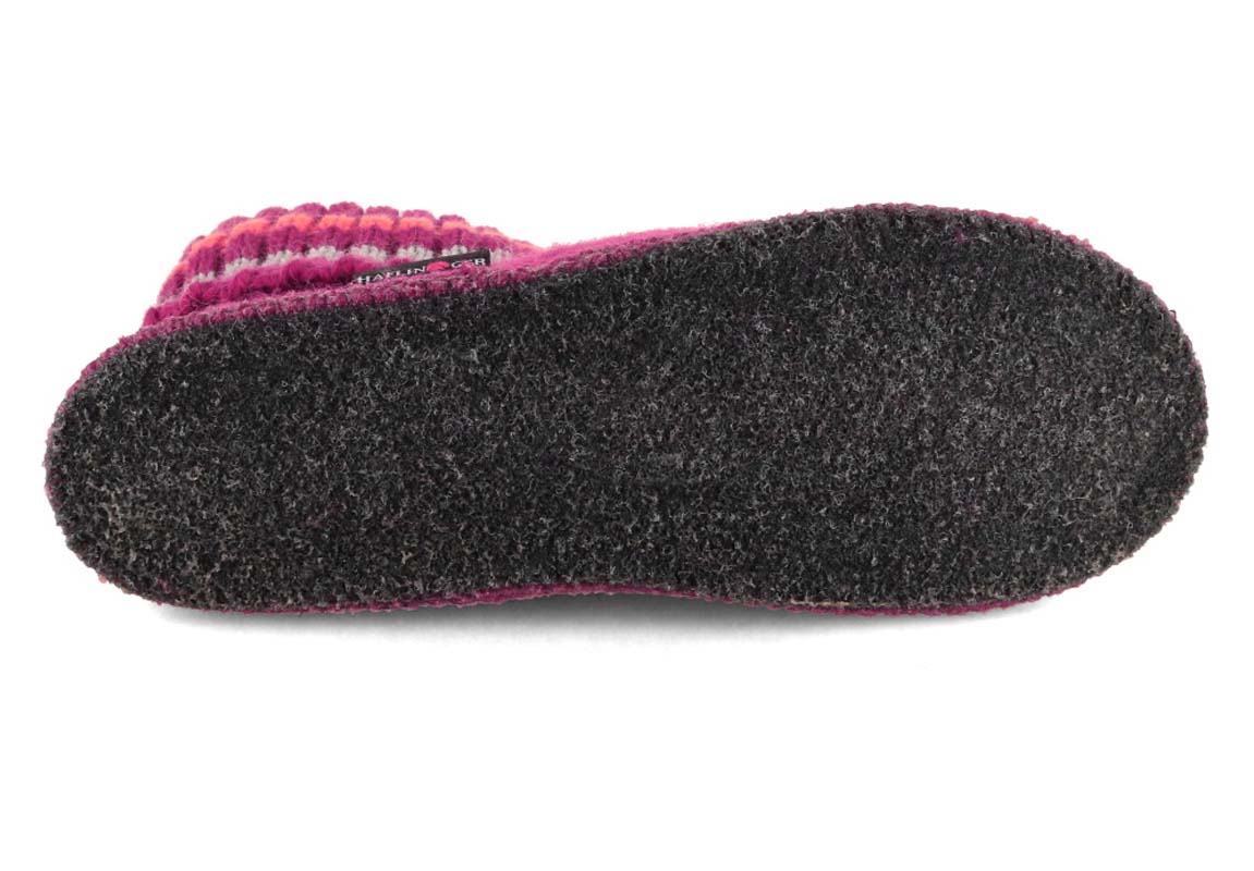 HAFLINGER Women Wool Slipper Boots | Paul, burgundy