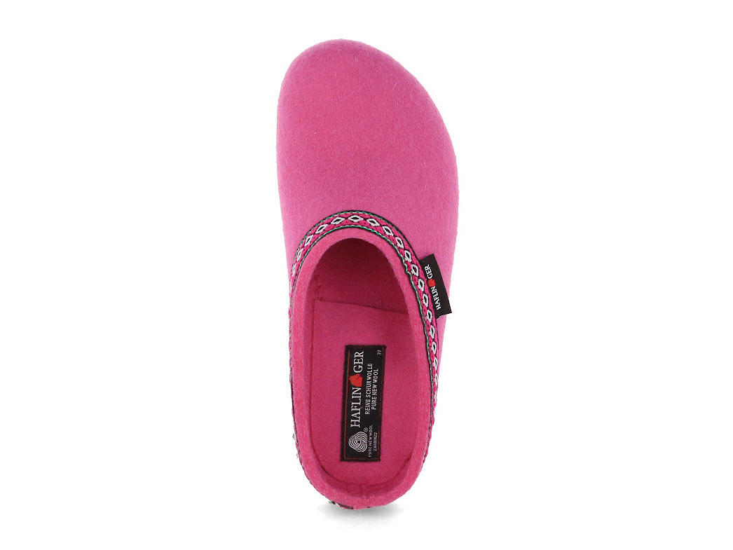HAFLINGER Wool Clogs | Grizzly Franzl, pink