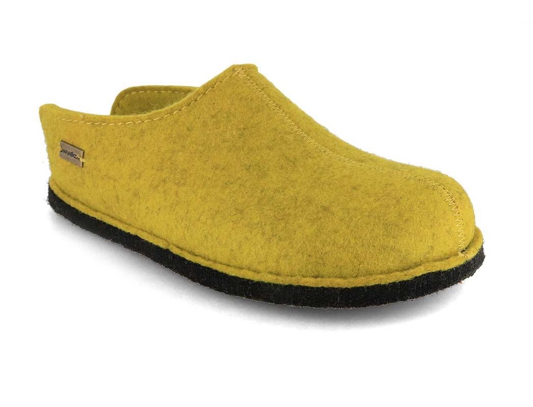 HAFLINGER Arch Supp. Slippers | Flair Smily, limone