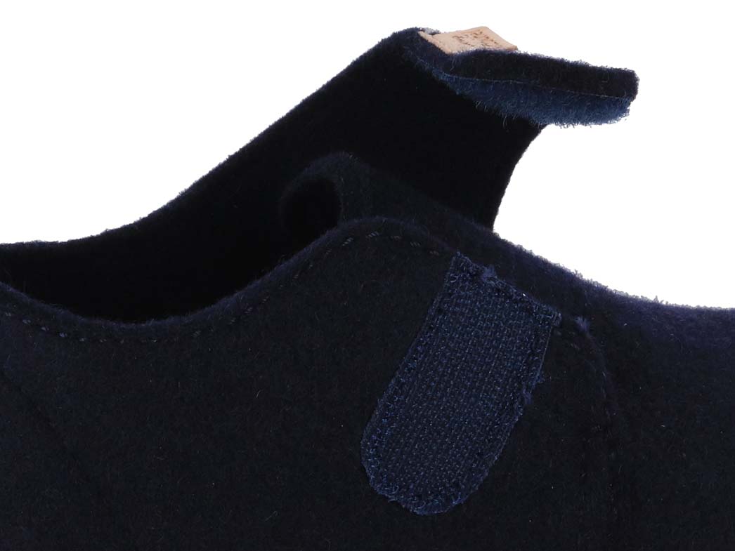 Living Kitzbühel Velcro | Felt Slippers, Media Blue