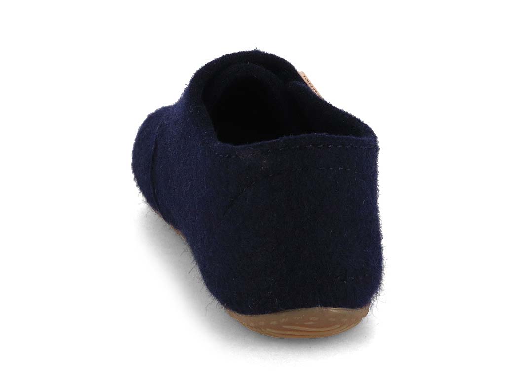 Living Kitzbühel Velcro | Felt Slippers, Media Blue