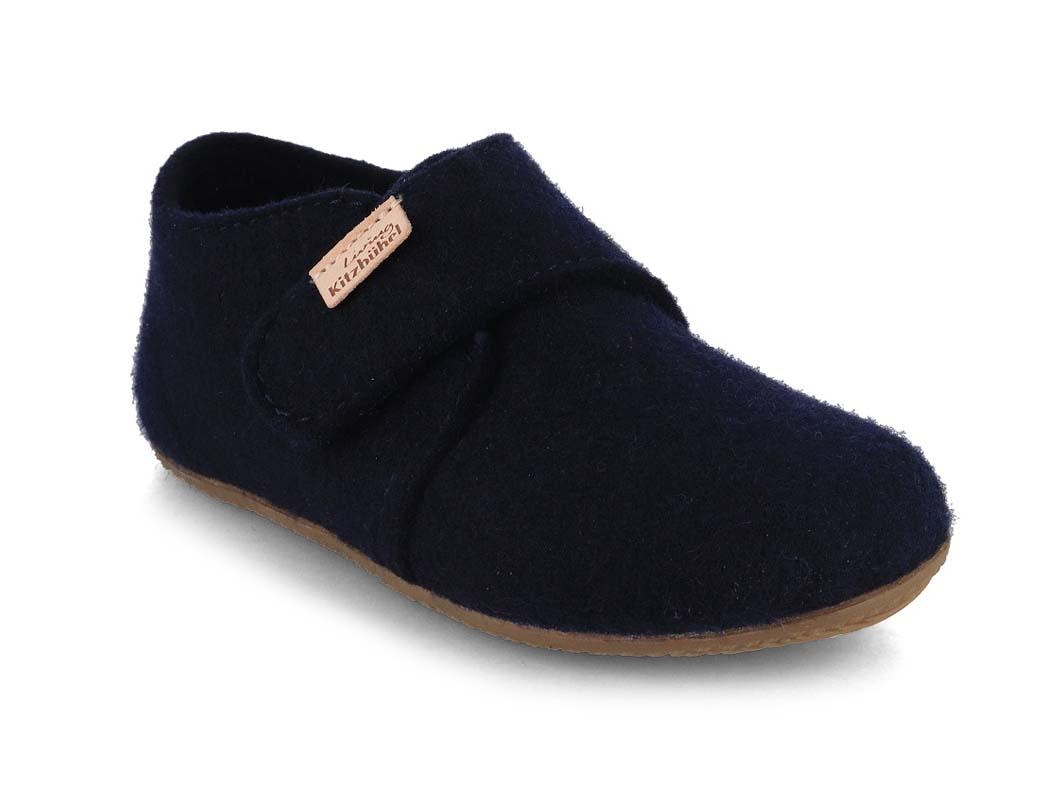 Living Kitzbühel Velcro | Felt Slippers, Media Blue
