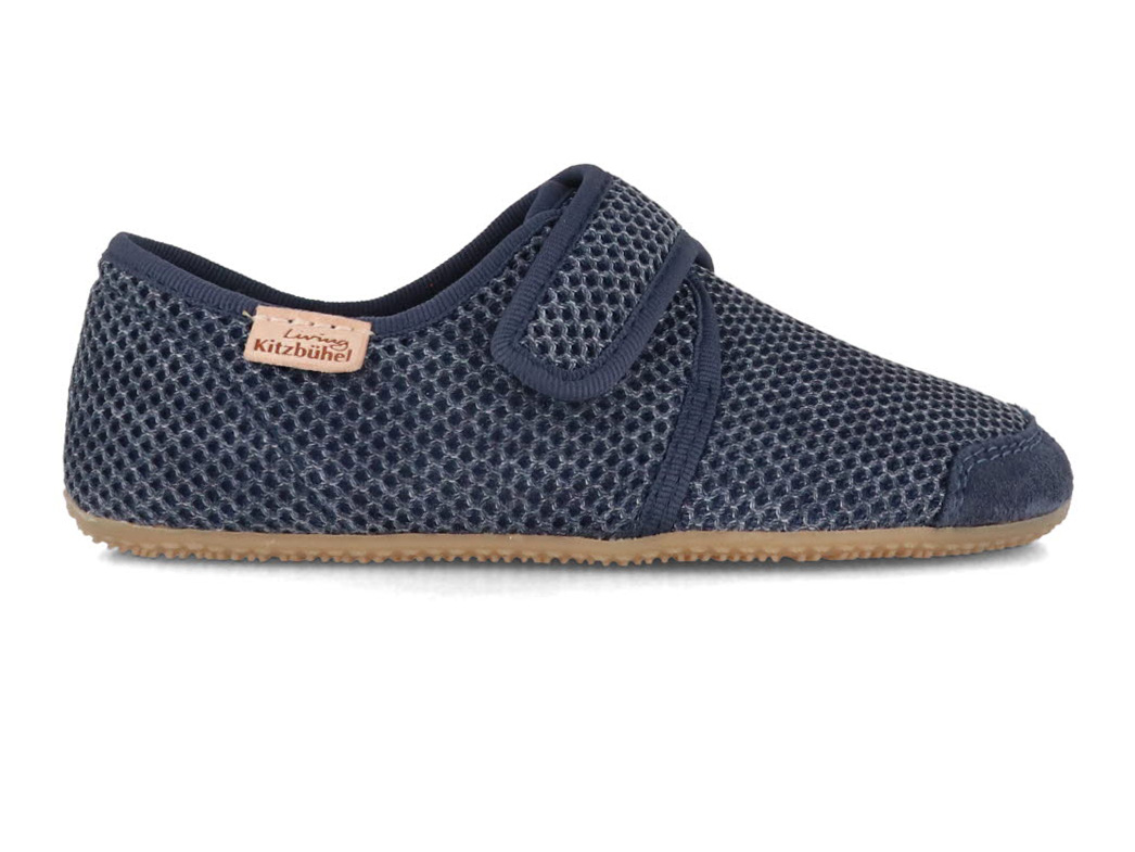 LIVING KITZBÜHEL Kids | Velcro Mesh Slippers, Navy