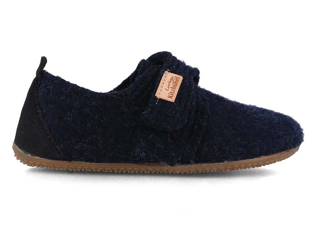 Living Kitzbühel Kids | Velcro Leather Cap, Night Blue