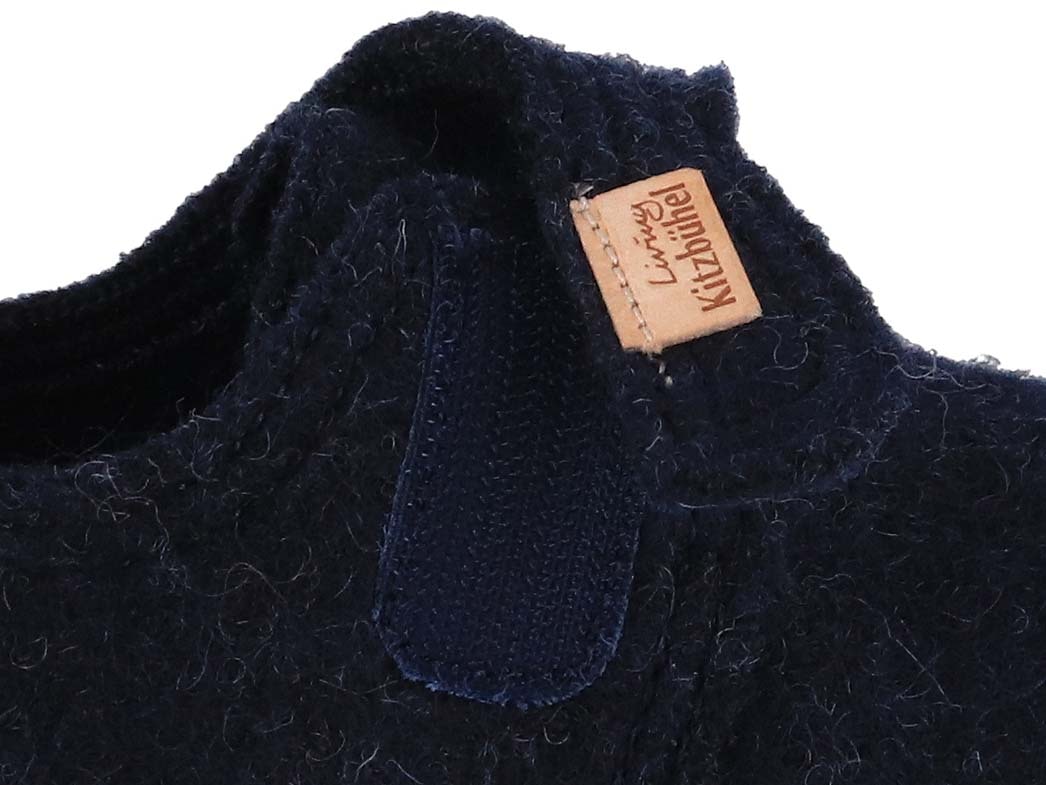 Living Kitzbühel Kids | Velcro Leather Cap, Night Blue