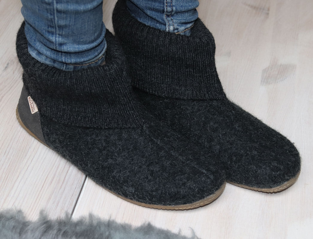 Living Kitzbuehel | Slipper Boot Uni, Anthra | Express