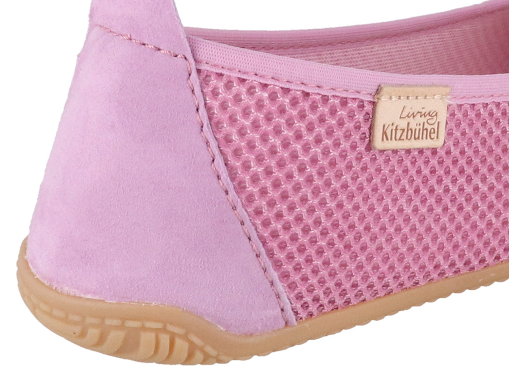 LIVING KITZBÜHEL Women |Mesh Ballerina Slippers, Pink|