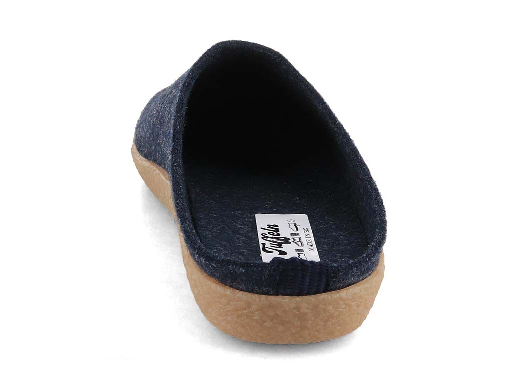 Wool Slippers Dark Blue | Tuffeln® Hygge Comfort