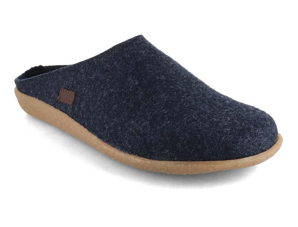 Wool Slippers Dark Blue | Tuffeln® Hygge Comfort